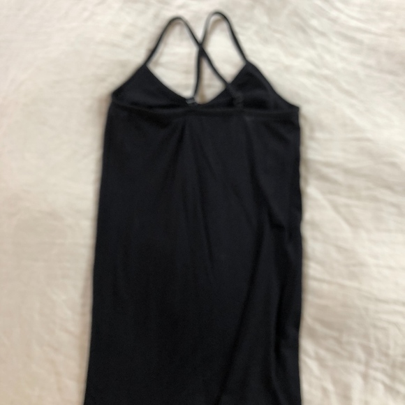 Athleta | Tops | Athleta Yoga Black Cross Back Tank | Poshmark